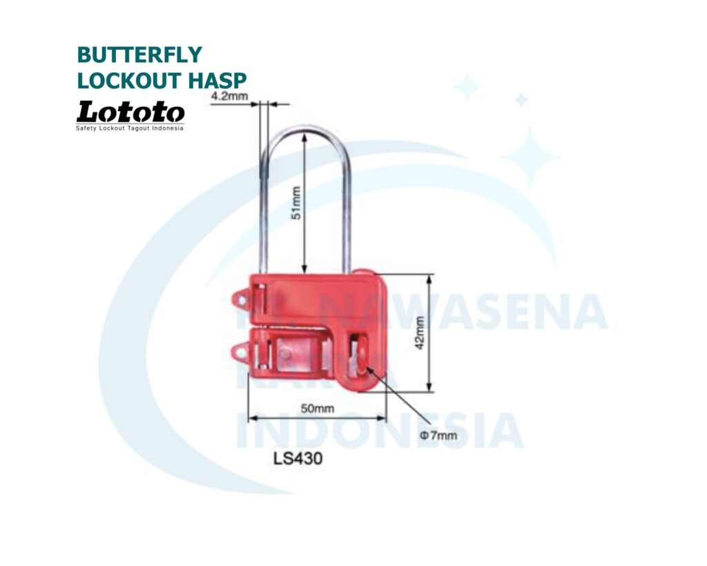 Butterfly Lockout Hasp - Lototo LS430 | Nawasena Karya Indonesia ...