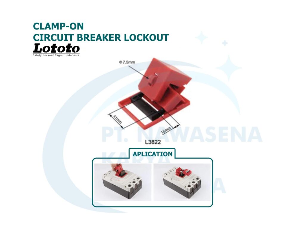 Clamp-on Circuit Breaker Lockout - Lototo LS3822 | Nawasena Karya ...