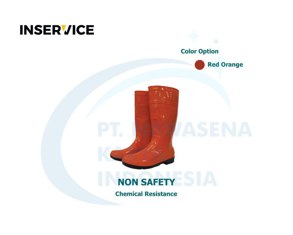 Non Safety Shoes Boot - INSERVICE Chemical Resistance Series | Nawasena ...