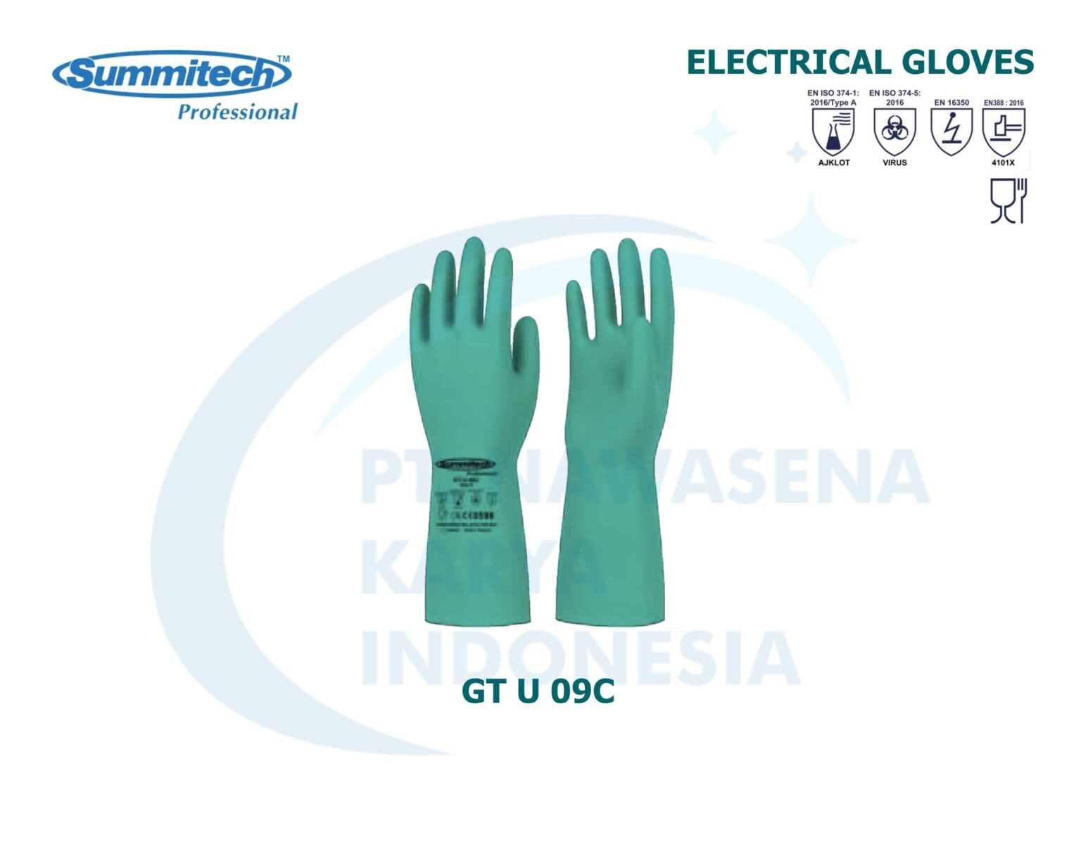 Electrical Safety Gloves - SUMMITECH GT U 09C